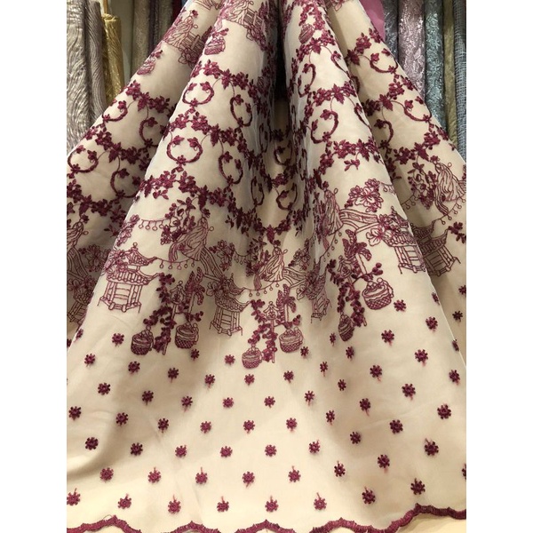 Jual [16] Tile Bordir Etnik Sapto 3 Design DC (Harga per 0,5m) | Shopee ...