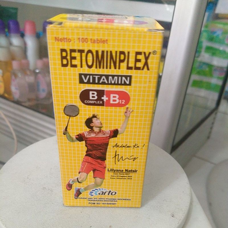 Jual betominplek vitamin B complex + B12 100 tab | Shopee Indonesia