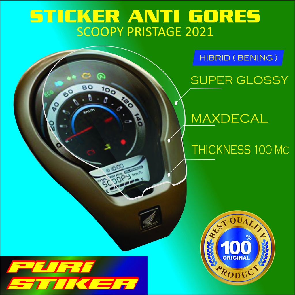 Jual STIKER SCOOPY STICKER PELINDUNG SPEEDOMETER SCOOPY PRESTIGE 2021 ...
