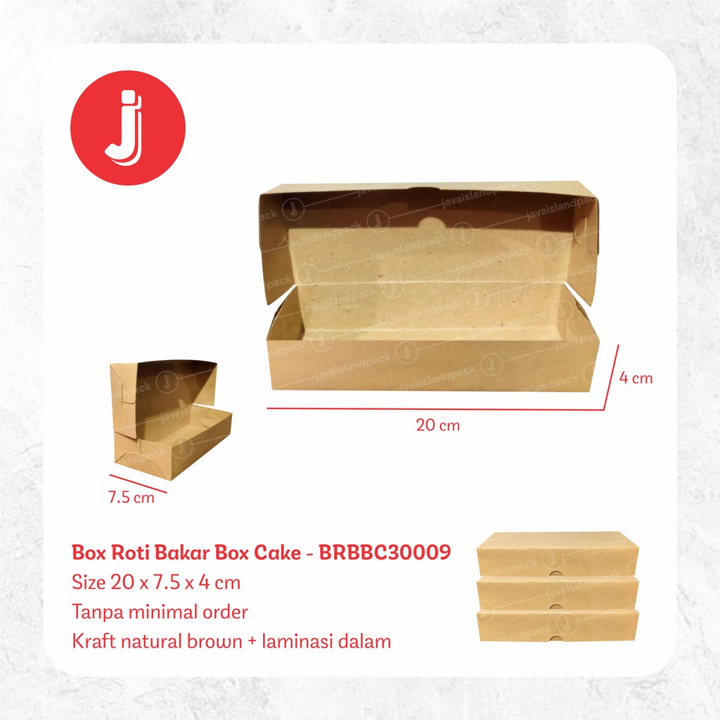 Jual Box Roti Bakar Box Cake - BRBBC30009 | Shopee Indonesia
