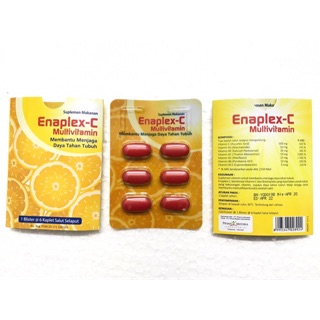Jual Enaplex C Multivitamin (1 catchover isi 6 kaplet) | Shopee Indonesia