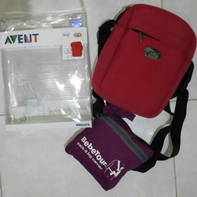 Jual Cooler Bag / Thermal Bag Avent Free Bebetour Carrier | Shopee ...