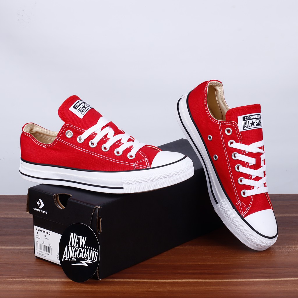 Sepatu Converse Ct All Star Classic Red Chilli Merah Cabe Terang Ox Low ...