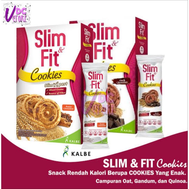 Jual Slim & Fit Cemilan Diet Sehat l Snack Slim Fit Cookies Kue Camilan ...