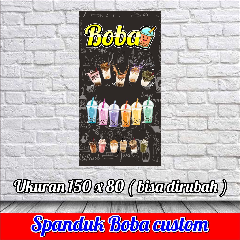 Jual SPANDUK BOBA MURAH CUSTOM | Shopee Indonesia