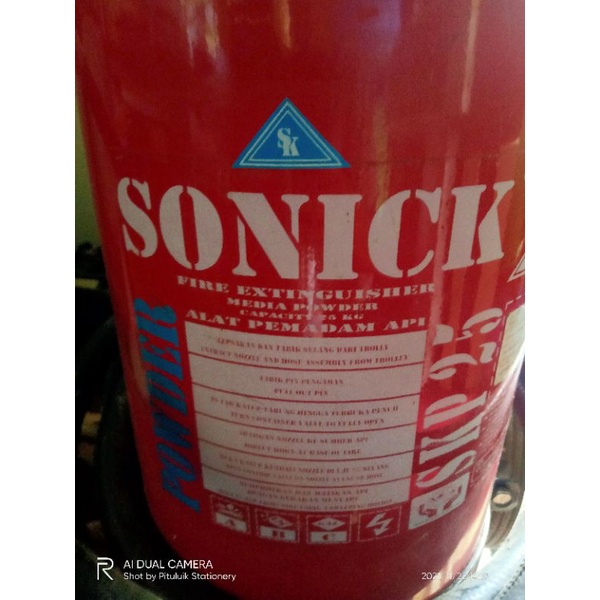 Jual TABUNG Racun API merk SONICK 25 KG EKS | Shopee Indonesia