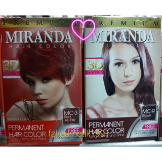 Jual miranda semir rambut coklat dan merah | Shopee Indonesia