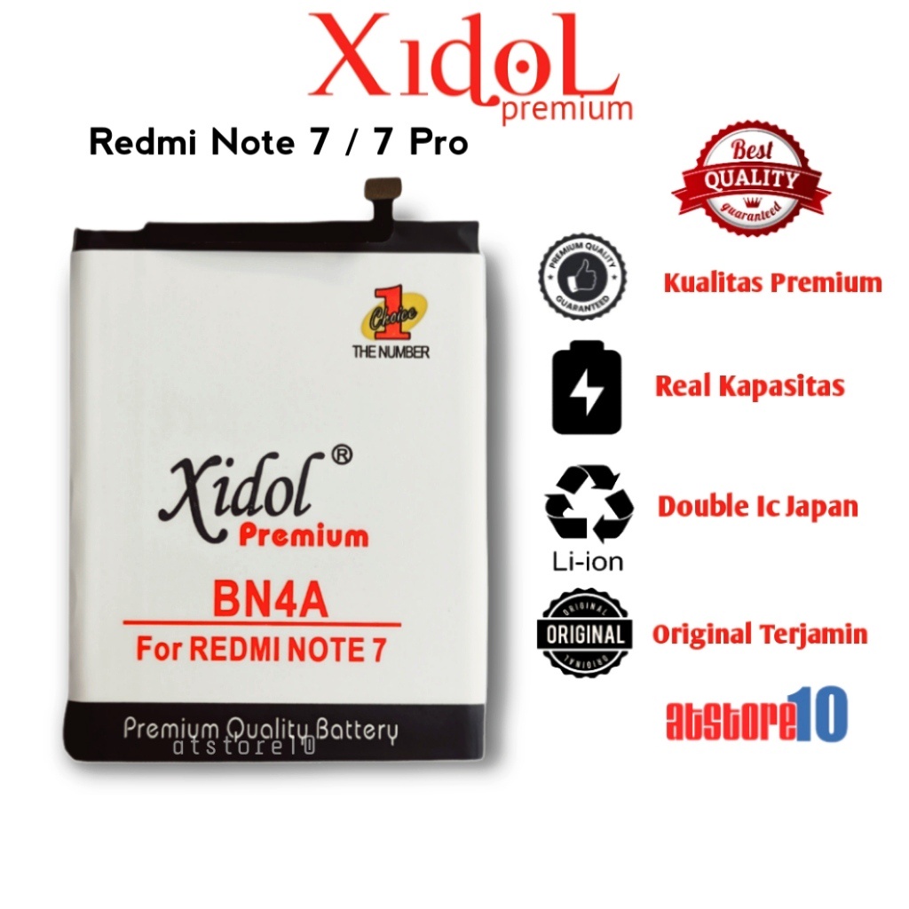 Jual Baterai BN4A BN 4A Xiaomi Redmi Note 7 7 Pro Original Xidol ...