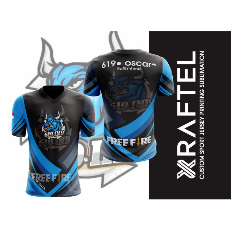 Jual Jersey Gaming Esport Free Fire custom | Shopee Indonesia