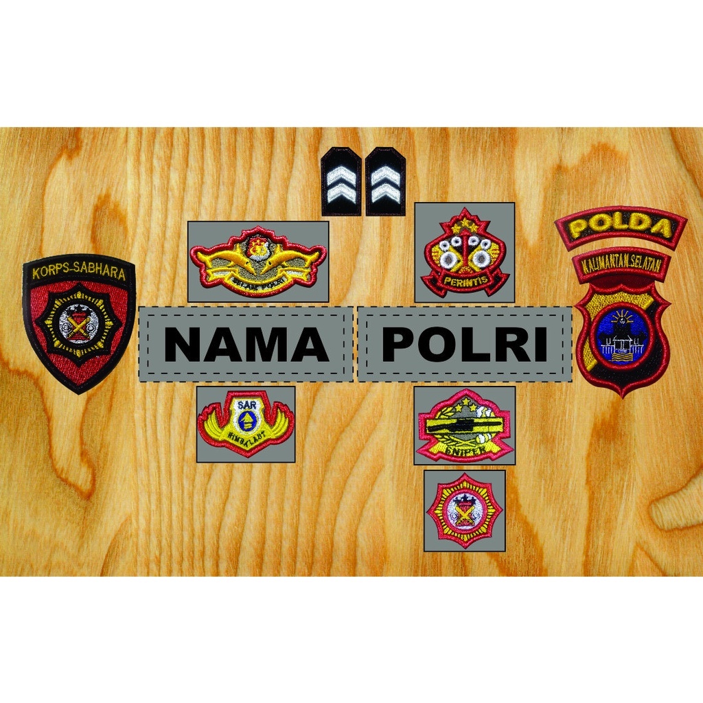 Jual BORDIR Brevet Sabhara 3D 1SET (timbul) | Shopee Indonesia