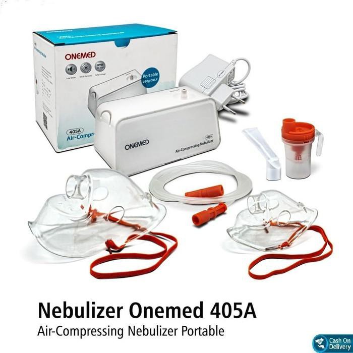 Jual Nebulizer 405A Onemed|Nebulezer|Alat Uap|Inhalasi|Nebu Portable ...