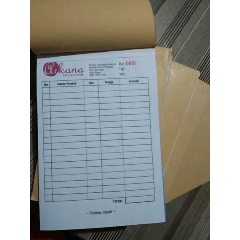 Harga Kwitansi Custom Warna Terbaru Mei 2023 |BigGo Indonesia