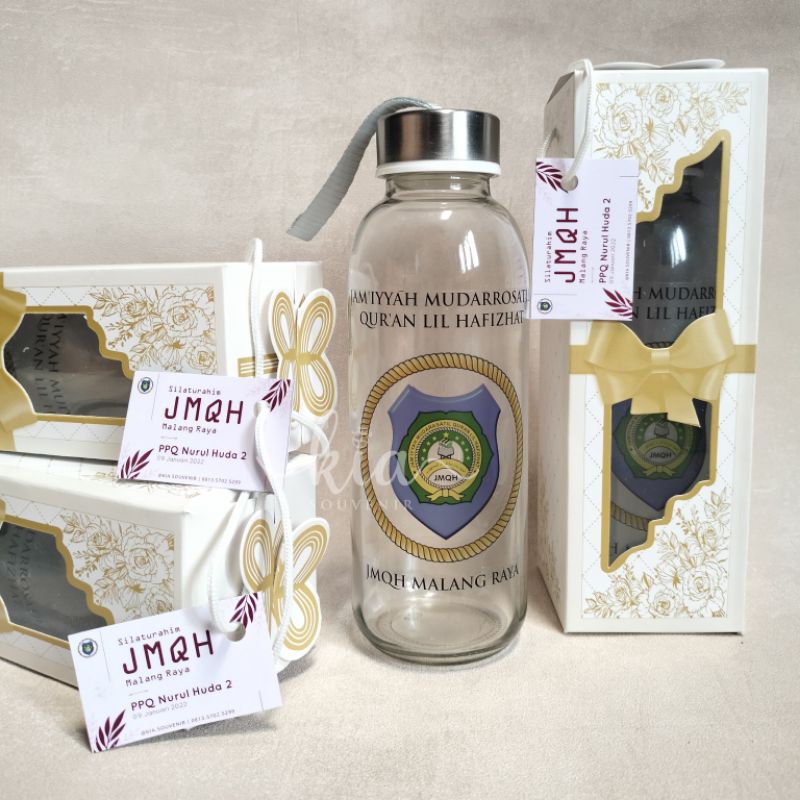 Jual Botol Kaca Kemas Box / Plastik (Sticker) - 3 HARI JADI - Souvenir ...