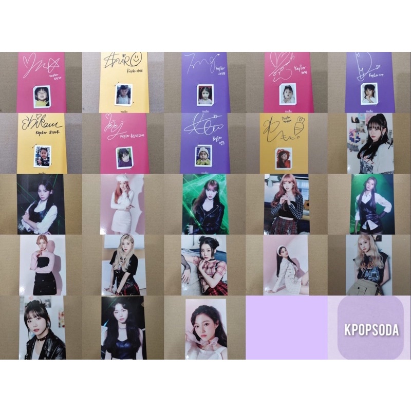 Jual KEP1ER KEPLER OFFICIAL POSTCARD BABY PHOTO CARD PC FIRST IMPACT YUJIN MASHIRO XIAOTING ...