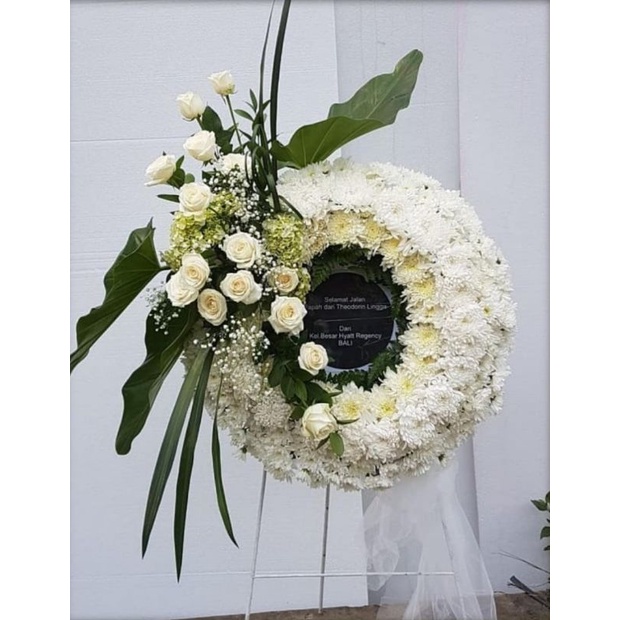 Jual Karangan Bunga Duka | Standing Flower | Bunga Duka | Shopee Indonesia