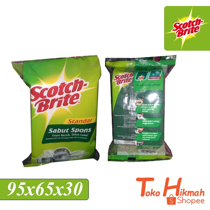 Jual Sponge Busa Cuci Piring Polytex/scocth Brite | Shopee Indonesia