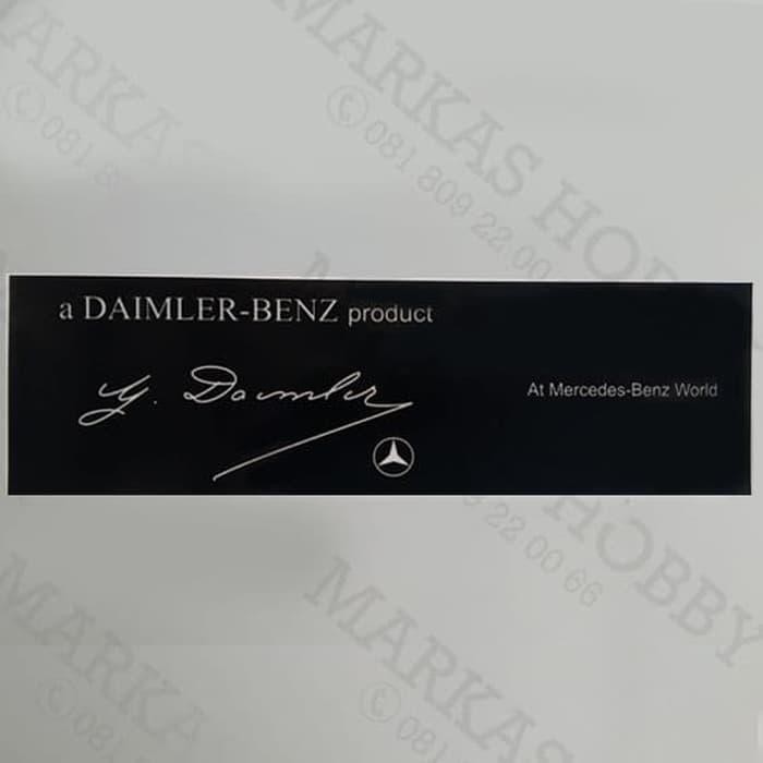 Jual Stiker / Sticker Mercedes Benz Daimler Official Tempel Dalam ...