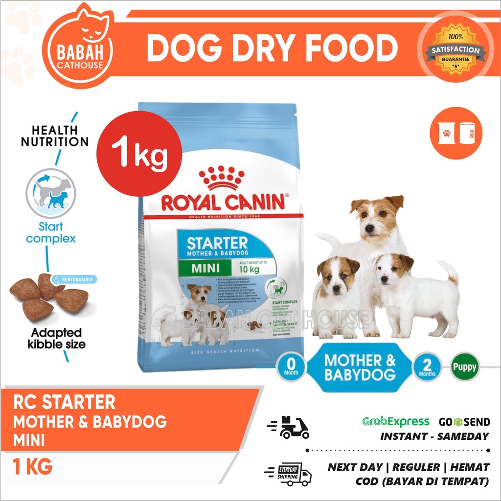 Jual ROYAL CANIN MINI STARTER MOTHER & BABYDOG 1Kg RC Makanan Induk And ...