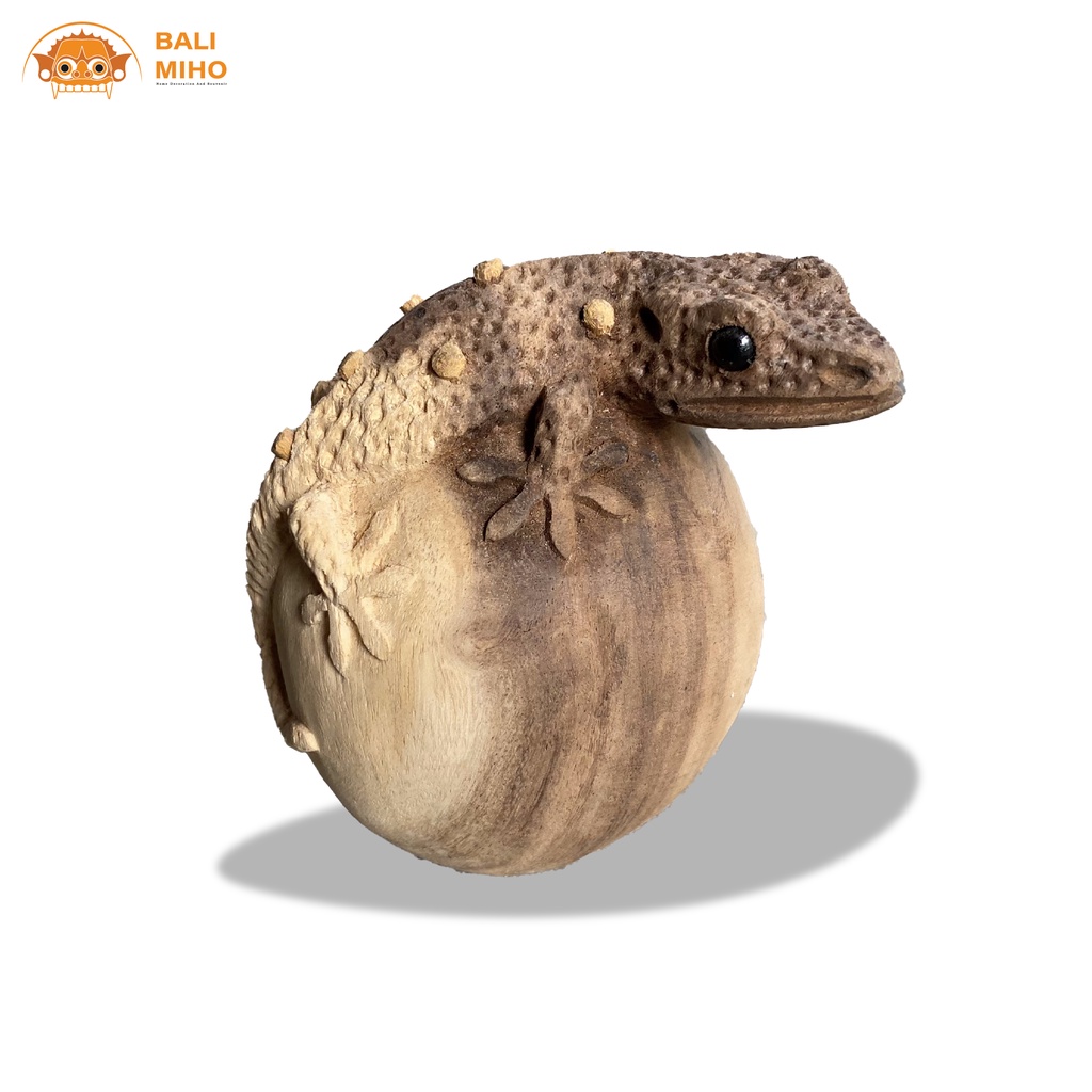 Jual Patung Tokek Bola 10 cm - Gecko statue - Patung Kadal - Patung ...