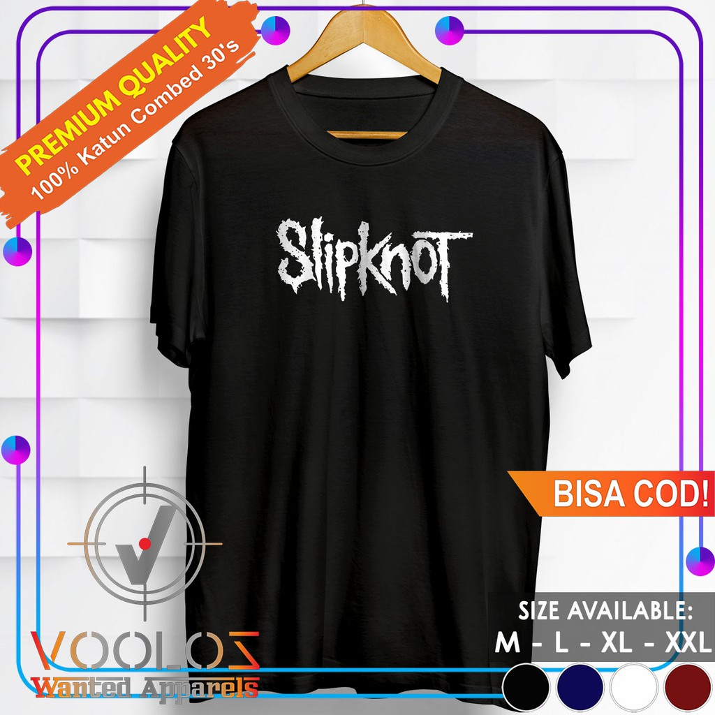 Jual Kaos Band Slipknot Baju Distro Pria Branded Original Tshirt Cowok ...