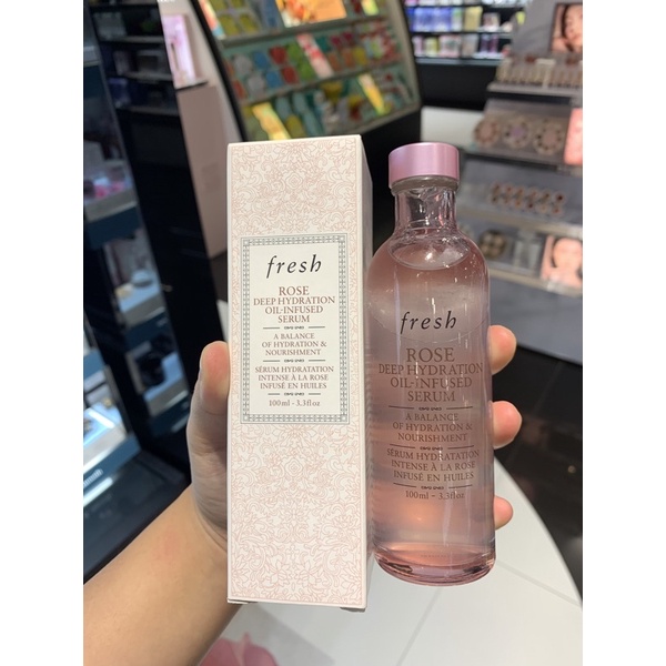 Jual FRESH Rose Deep Hydration Oil Infused Serum 100ml Indonesia|Shopee ...