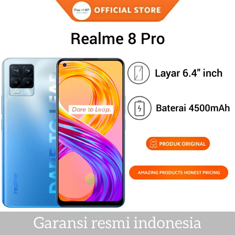 Jual Realme 8 Pro 8GB+128GB Garansi Resmi 1 Tahun | Shopee Indonesia