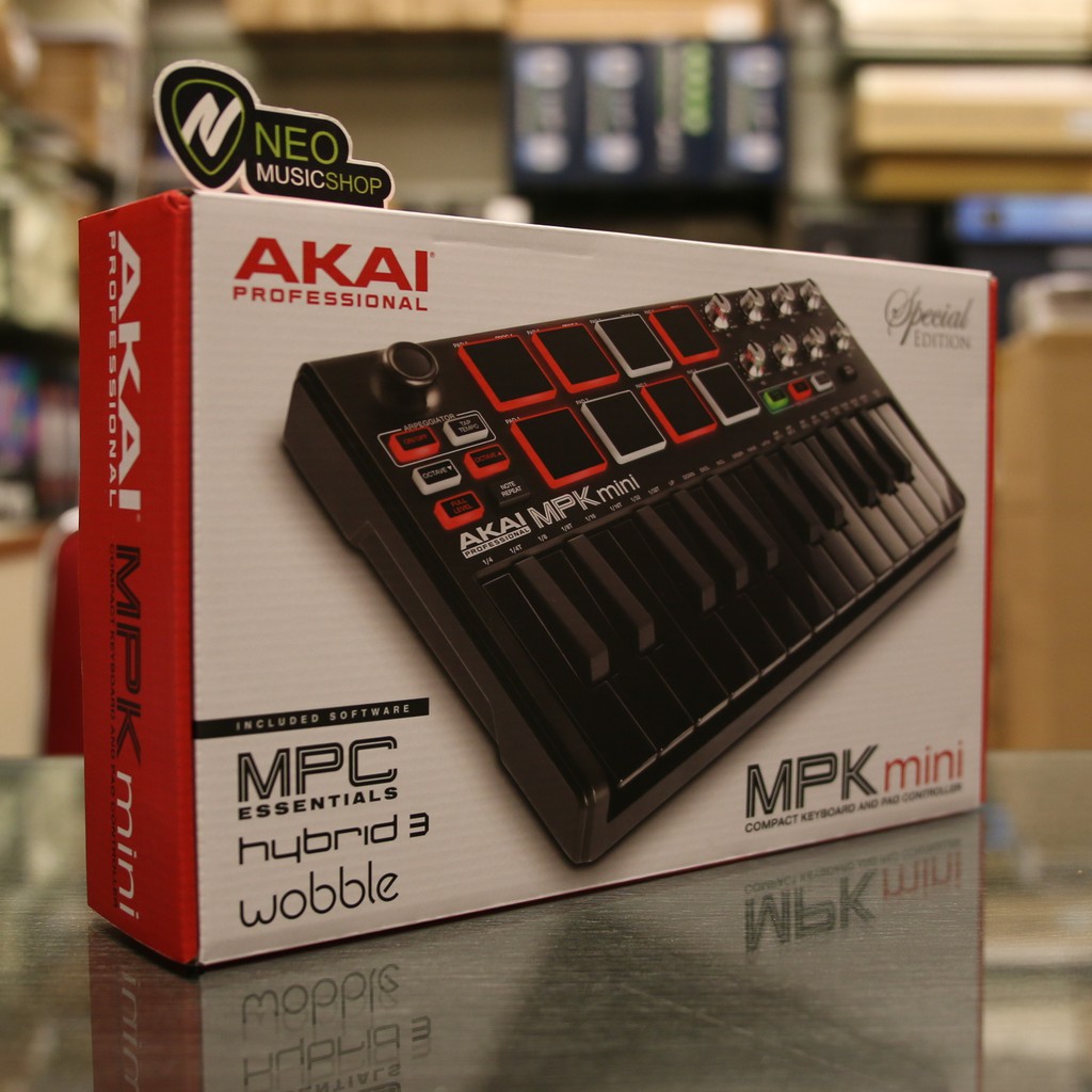 Jual AKAI MPK Mini MK II Portable Midi Controller Special Edition Black ...