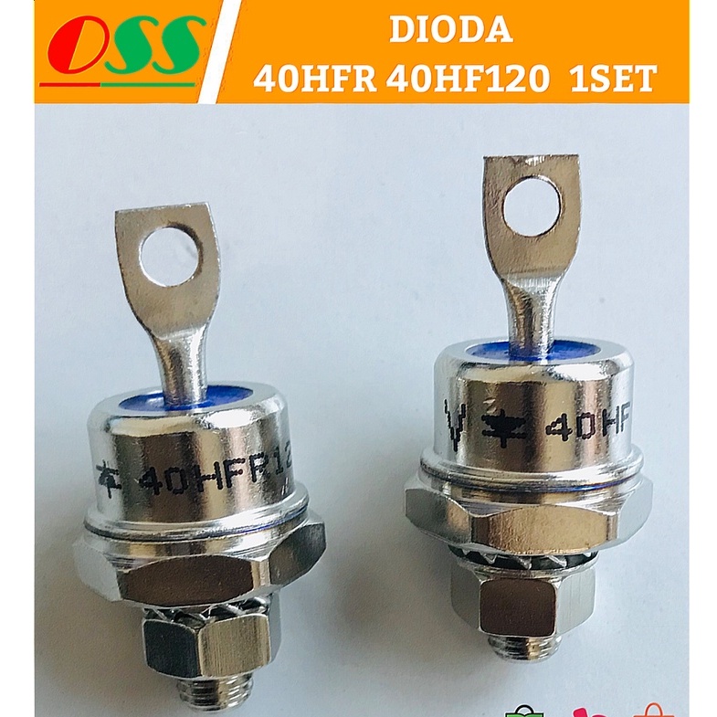 Jual DIODA DIODE STUD BAUT 40HFR120 40HF120 40A 1200V Indonesia|Shopee ...