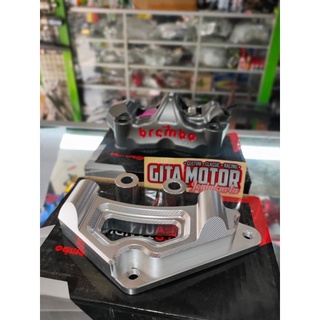 Jual Kaliper Brembo GP4 GP4RX m50 grade A Import Full CNC 4 piston pitch 100 PNP SHOCK TIGER GL ...