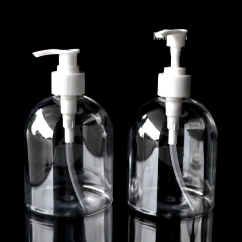 Jual BOTOL 500 ML PUMP / BOTOL 500 ML BENING / BOTOL PLASTIK SABUN / BOTOL BULAT 1/2 L / BOTOL ...
