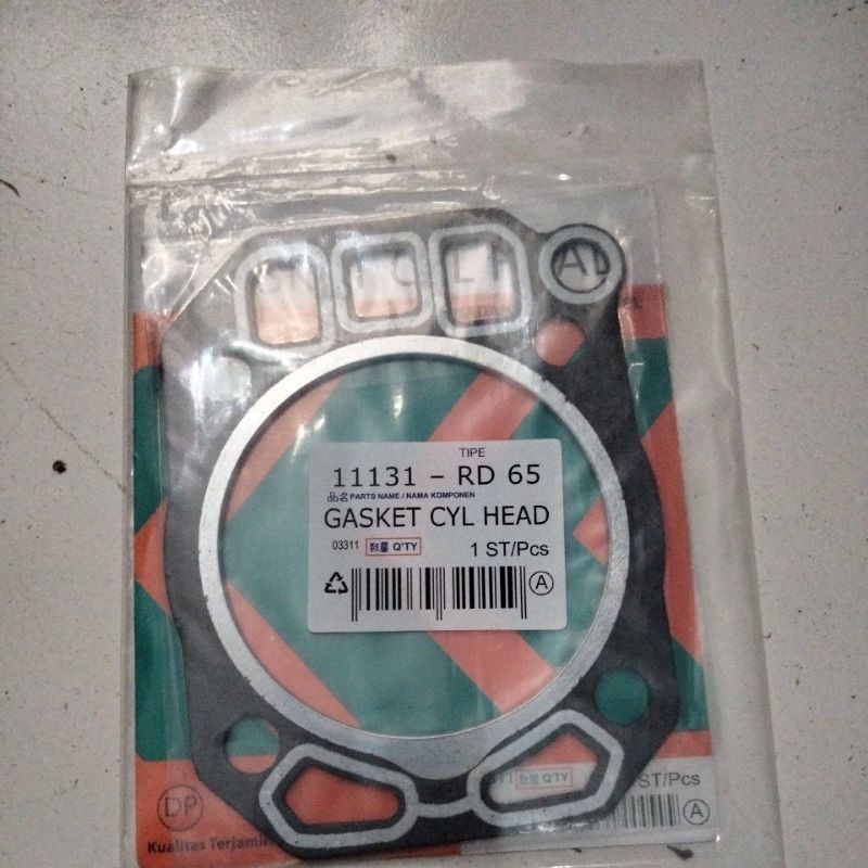 Jual paking deksel rd65 paking kop gasget cylinder head diesel kubota ...