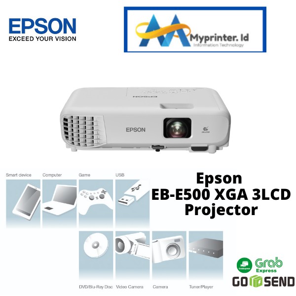 Jual Epson EB-E500 XGA 3LCD Projector / Proyektor / EBE500 / EBE-500 ...