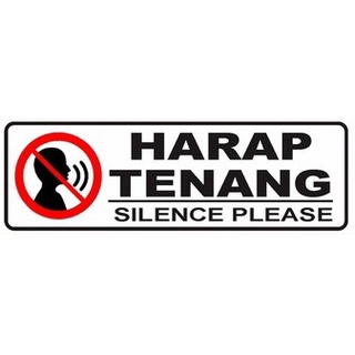 Jual STIKER HARAP TENANG | Shopee Indonesia