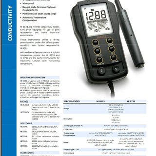 Jual Hanna instruments HI-8733 Portable Multi-range Conductivity Meter ...