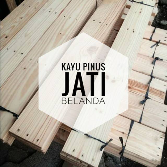 Jual Kayu Pinus Jati Belanda | Kayu Palet | 110cm | Shopee Indonesia