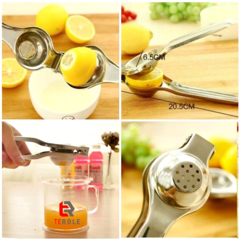 Jual Alat Peras Jeruk Stainless Steel / Lemon Juicer Orange Extractor ...