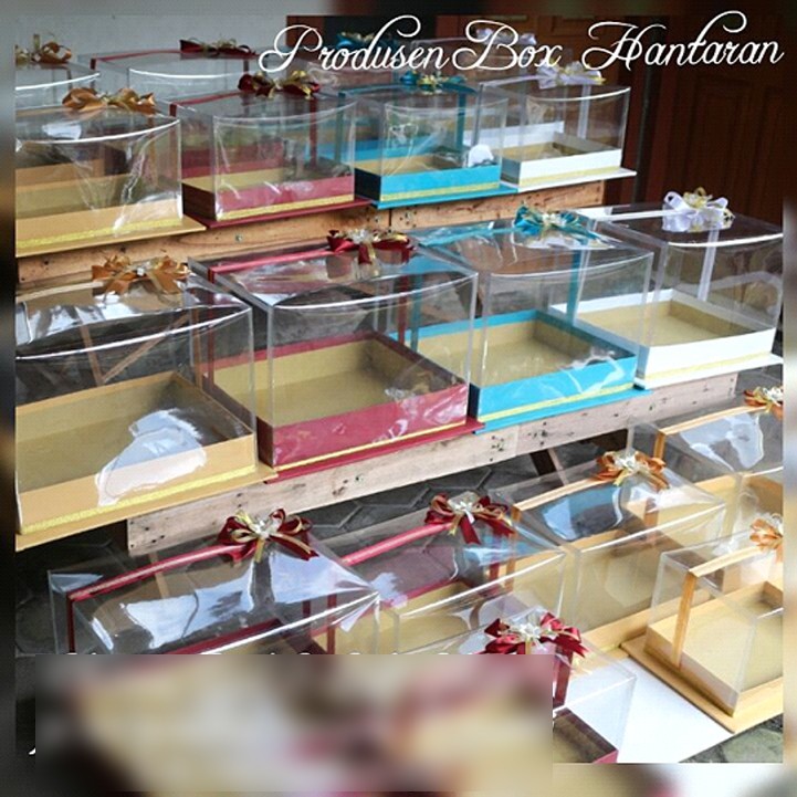 Jual Box/Kotak Hantaran model Mika Tinggi alas kayu dijual per ukuran ...