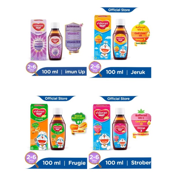 Jual VIDORAN Smart Vitamin Syrup 100ml | Shopee Indonesia