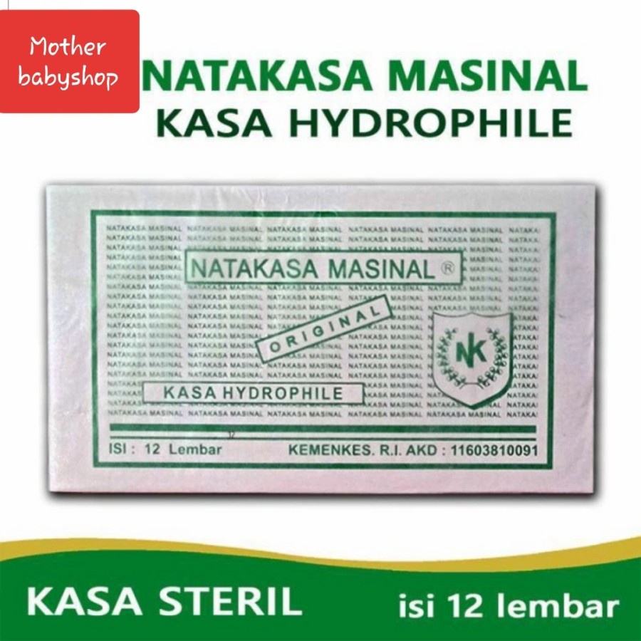 Jual ORIGINAL Natakasa Masinal Kain Kasa Steril Hydrophile ( NOT ...