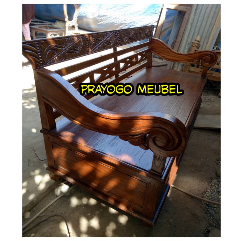 Jual Kursi risban jawa kuno - bangku bale bale risban jati jawa ...