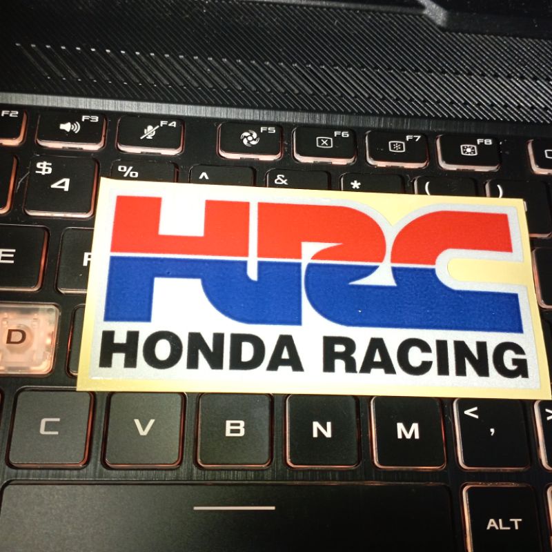 Jual sticker cutting printing HRC honda racing team stiker honda | Shopee Indonesia