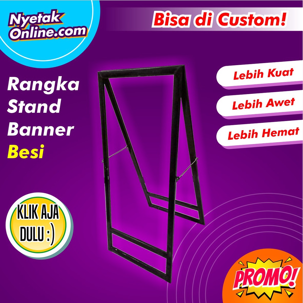 Jual Stand Banner Rangka BESI HOLLOW TEBAL | Shopee Indonesia