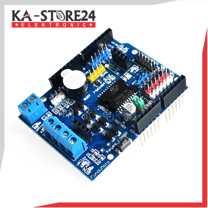 Jual ARDUINO MOTOR SHIELD L298P L298 2A HBRIDGE DUAL DC MOTOR DRIVER ...