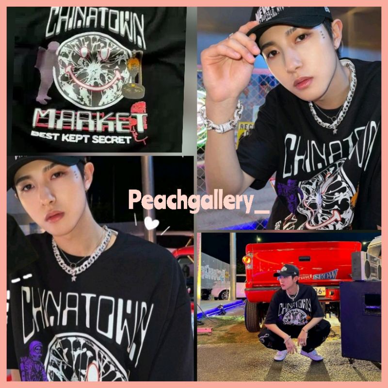 Jual Tshirt Kaos "CHINATOWN" RENJUN NCT Outfit warna emoticon smile ...