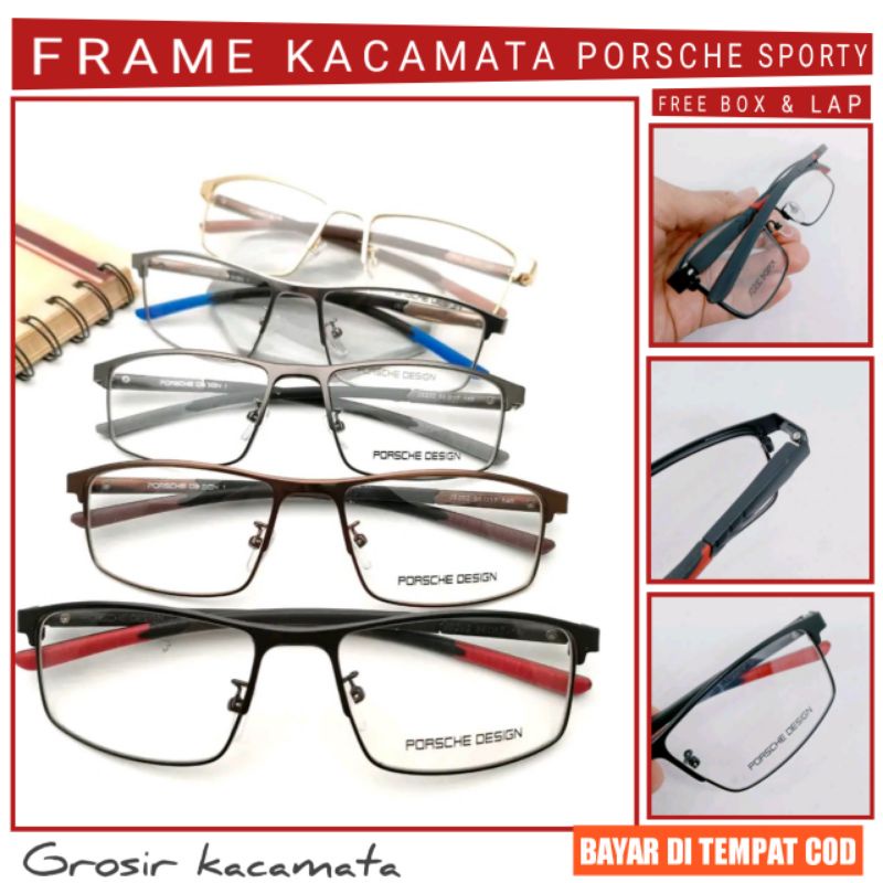 Jual PROMO Frame Kacamata Photocromic Sporty Frame Kacamata Baca Plus ...