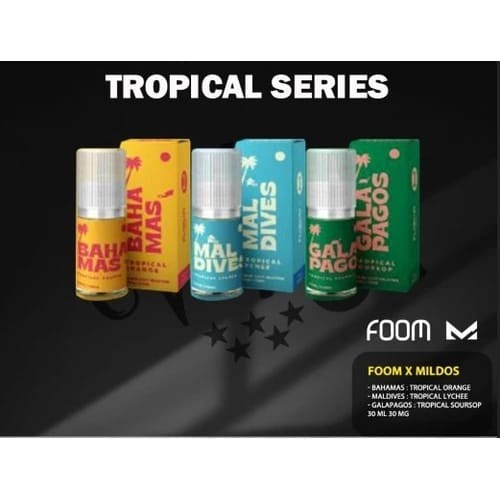 Jual FOOM TROPICAL SERIES BAHAMAS GALAPAGOS MALDIVES SALT SALTNIC ...