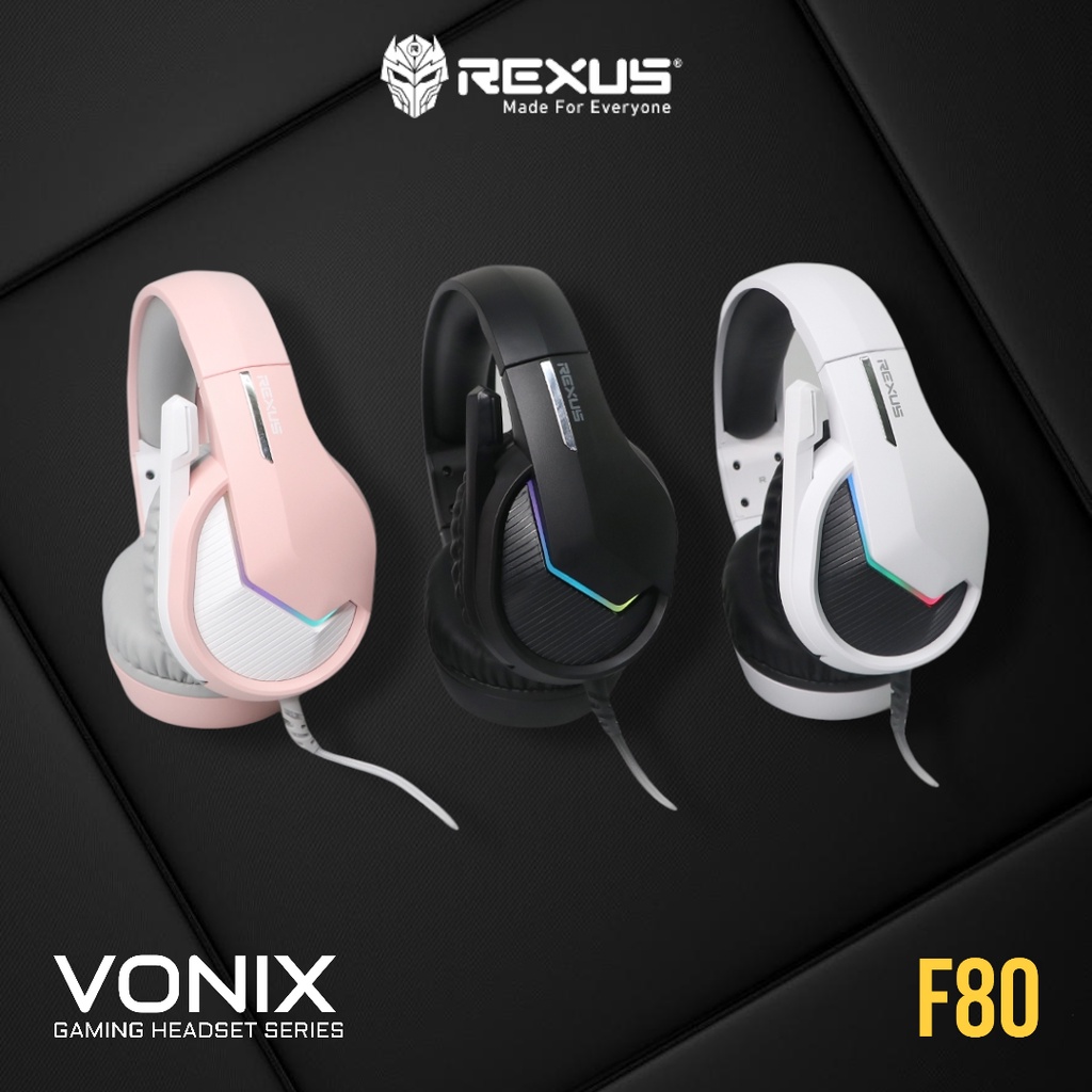 Jual Headset Gaming Rexus Vonix F80 | Shopee Indonesia