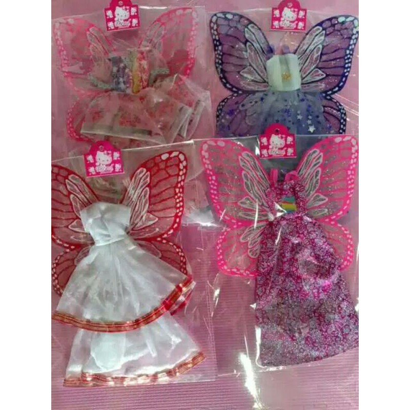 Jual BAJU BARBIE SAYAP | Shopee Indonesia