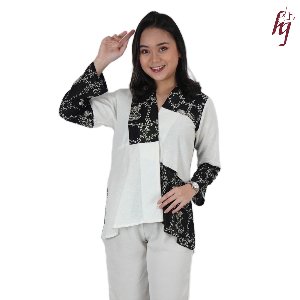 Jual Outer Batik Bogor - Motif Bogor Pisan | Shopee Indonesia