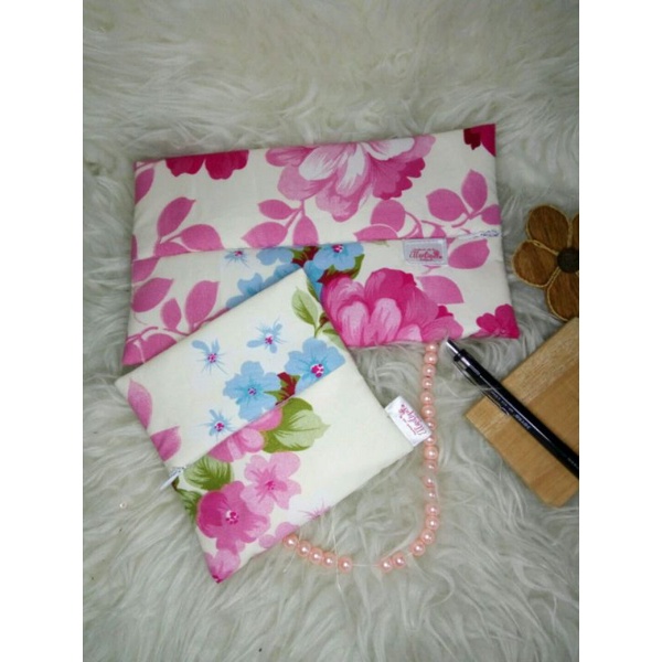 Jual 1 set tempat tissue travel 50 sheets & tempat pembalut resleting ...